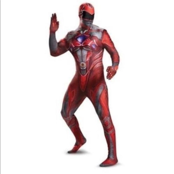Disguise | Other | Mighty Morphin Power Rangers Saban Red Ranger Xxl ...